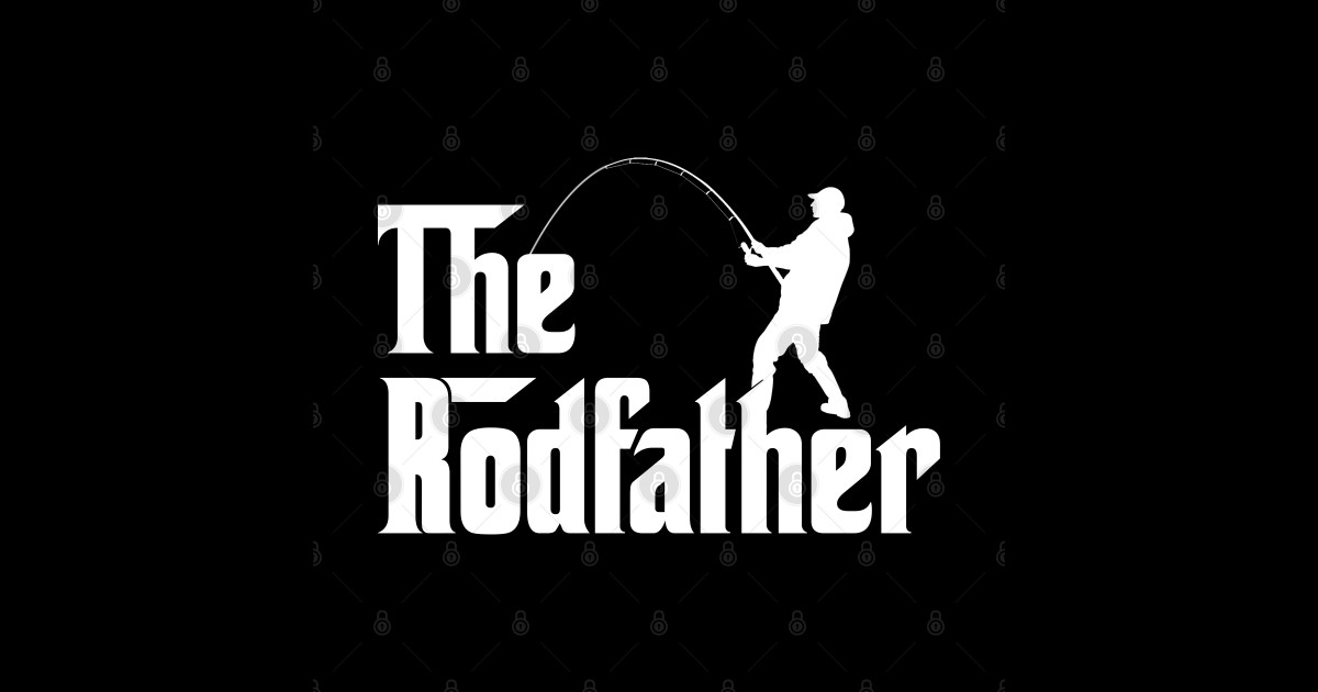 The Rodfather - The Rodfather Fishing Fathers Day 2020 - Sticker ...