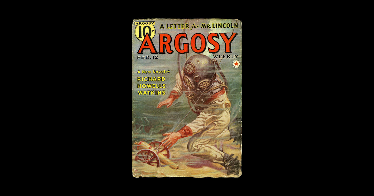 The Argosy - Pulp Magazine - Sticker | TeePublic