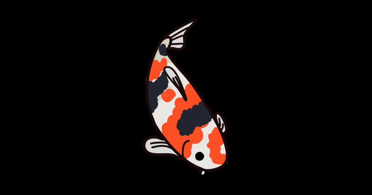 Cute Koi Fish - Koi - Sticker | TeePublic