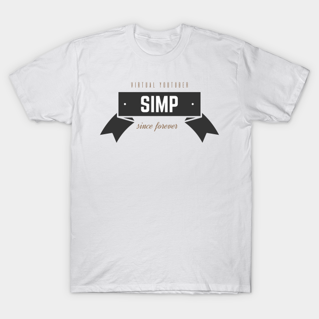 Virtual youtuber simp logo retro - Simp - T-Shirt | TeePublic