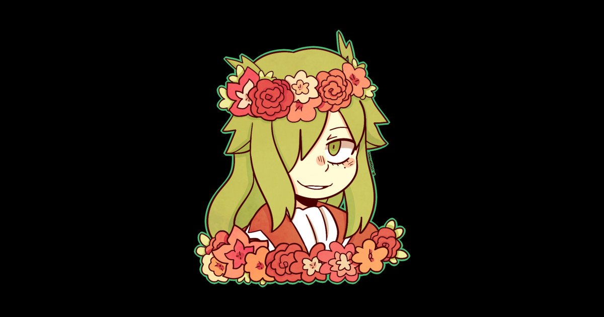 Freed Flower Crown sticker - Freed Justine - Sticker | TeePublic