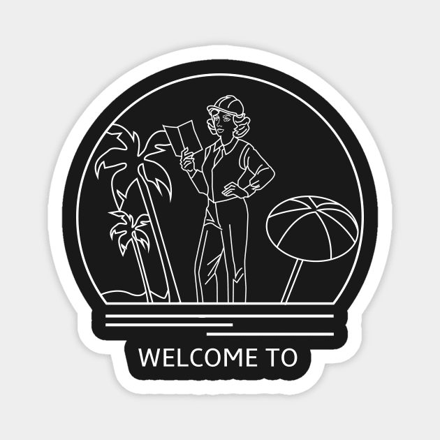 Welcome To Minimalist Line Drawing - Board Game Inspired Graphic ...