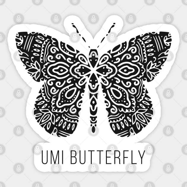 umi butterfly - Umi Butterfly - Sticker | TeePublic