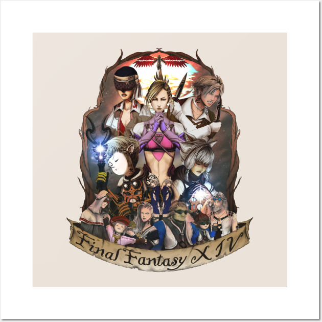 Final Fantasy XIV - Ffxiv - Posters and Art Prints | TeePublic