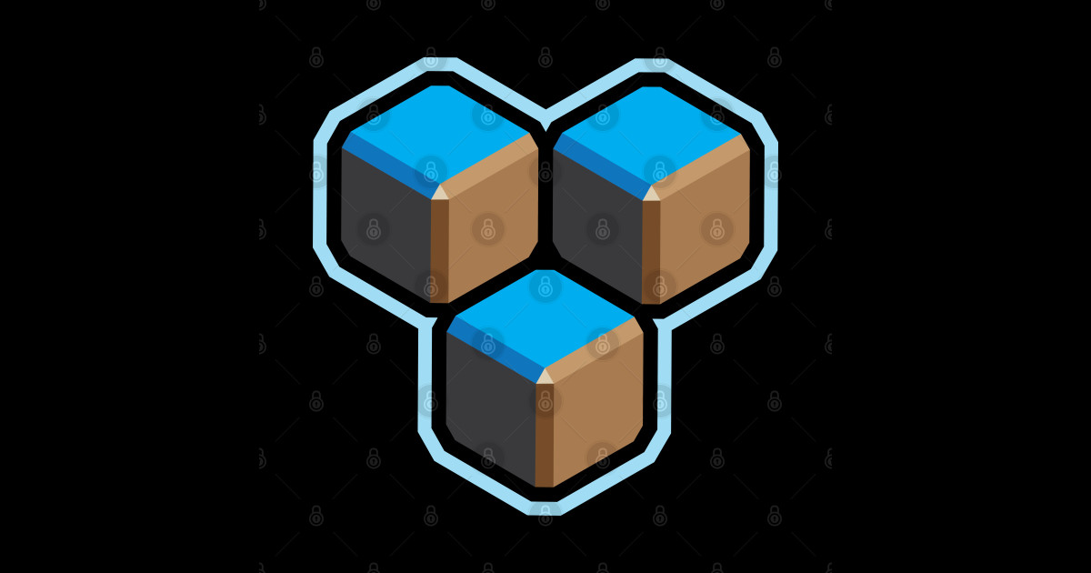 Tri-Cubes - Hypnotic - Sticker | TeePublic