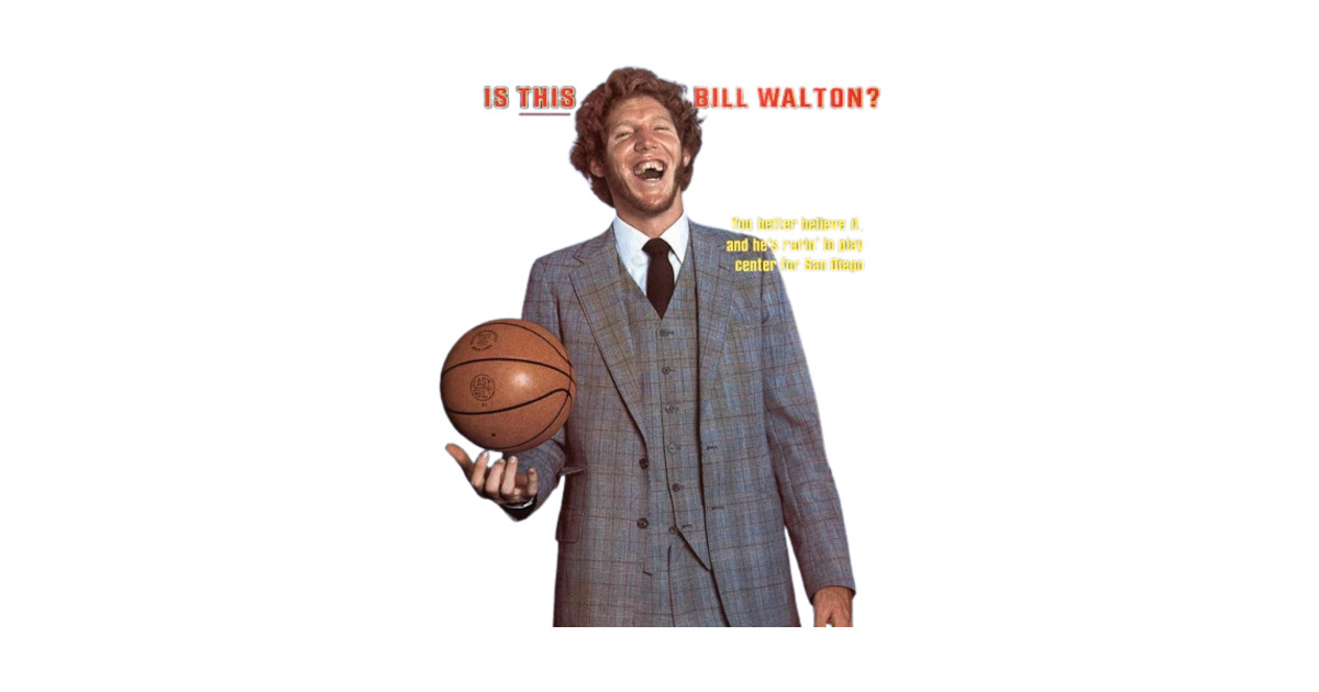 Bill Walton // NBA Basketball - Bill Walton - T-Shirt | TeePublic