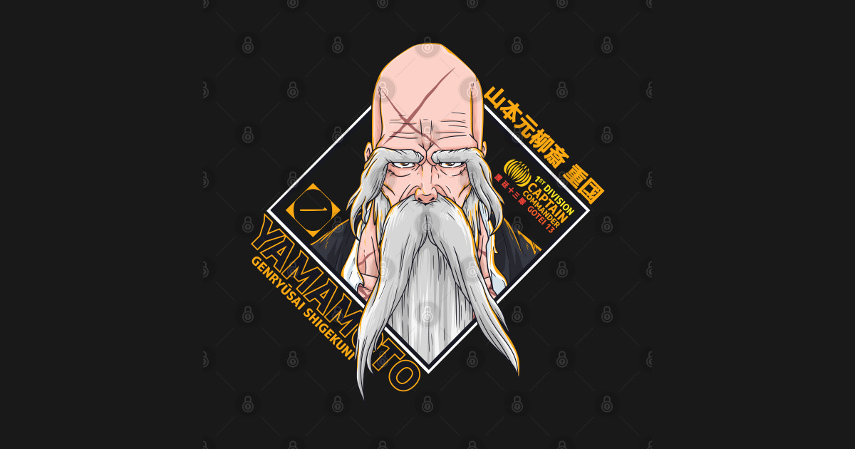 Captain Commander Yamamoto - Anime Bleach - T-Shirt | TeePublic