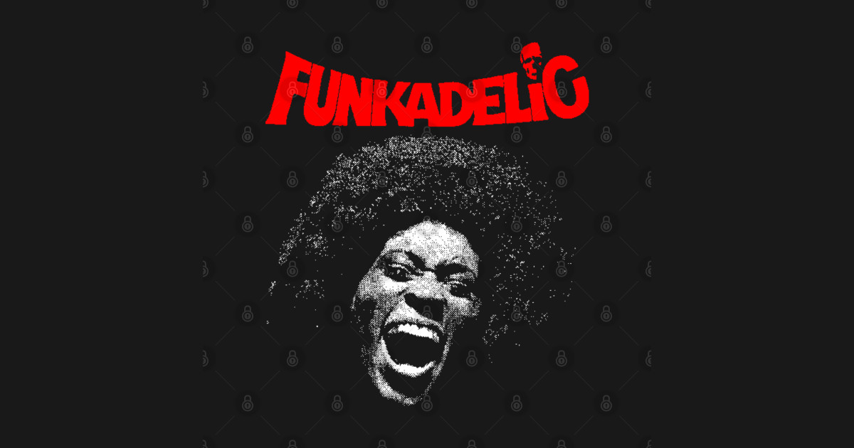 Sillhouette Face Singer Soul Funk - Funkadelic - T-Shirt | TeePublic
