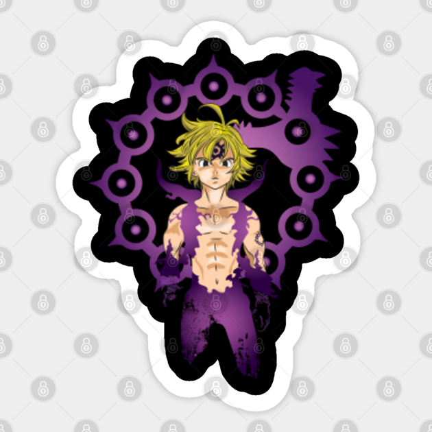 Meliodas - seven deadly sins - Seven Deadly Sins - Sticker | TeePublic