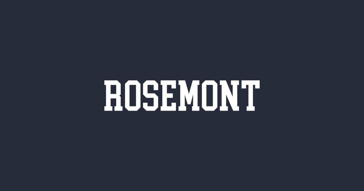 Rosemont Block Logo - Rosemont - T-Shirt | TeePublic
