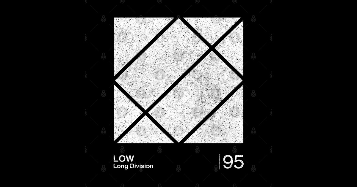 Low / Minimalist Graphic Artwork Fan Design Tribute - Low - Posters and ...
