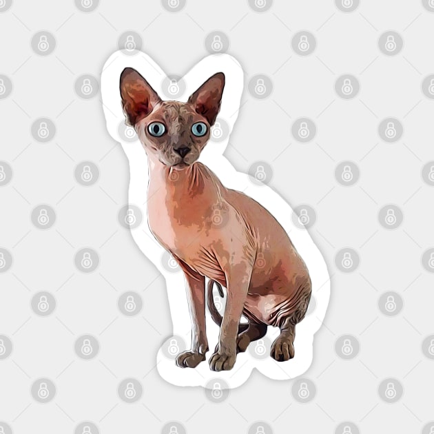 Sphynx Cat Kitten - Sphynx - Sticker | TeePublic