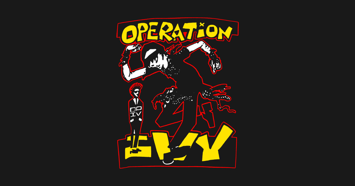 Yellow Typography Punk Rock - Operation Ivy - T-Shirt | TeePublic