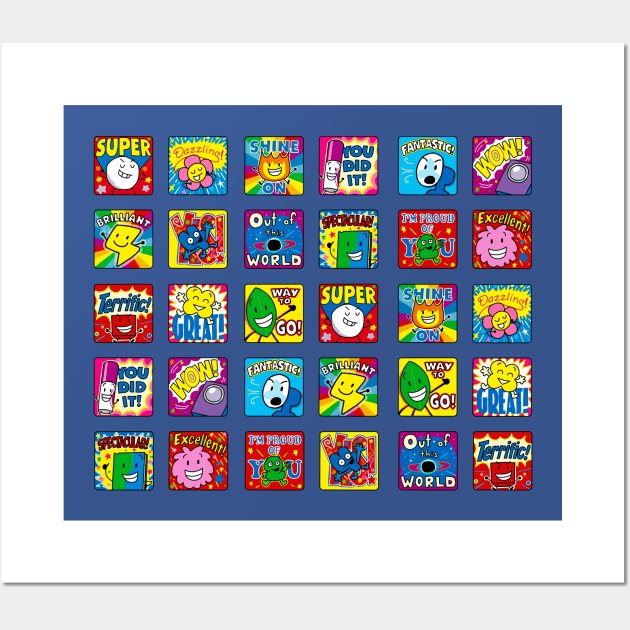 BFDI Classroom 30 Pack - Bfdi - Posters and Art Prints | TeePublic