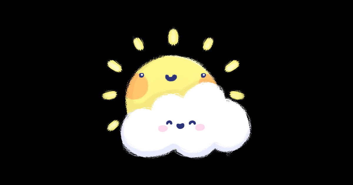 Super Cute Sunshine - Kawaii Sunshine - Kawaii Sun - Sticker | TeePublic