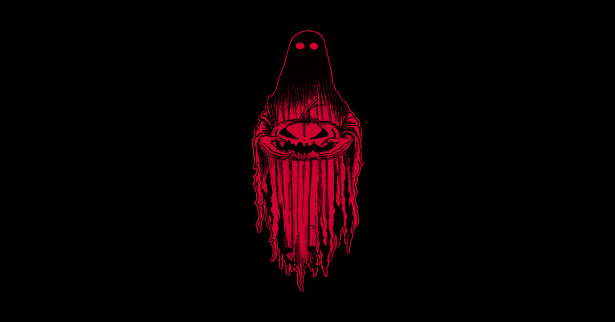 Horror Ghost Red - Ghost - Sticker | TeePublic