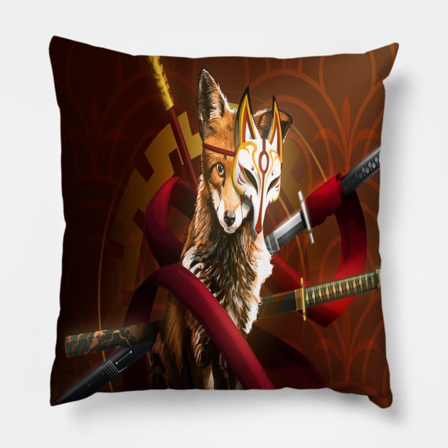 Assassin Fox - Assassin Fox - Pillow | TeePublic
