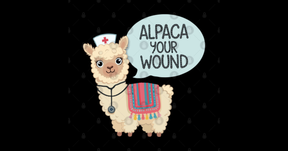 Trauma Llama EMT Medic EMS Alpaca your wound - Alpaca Your Wound ...