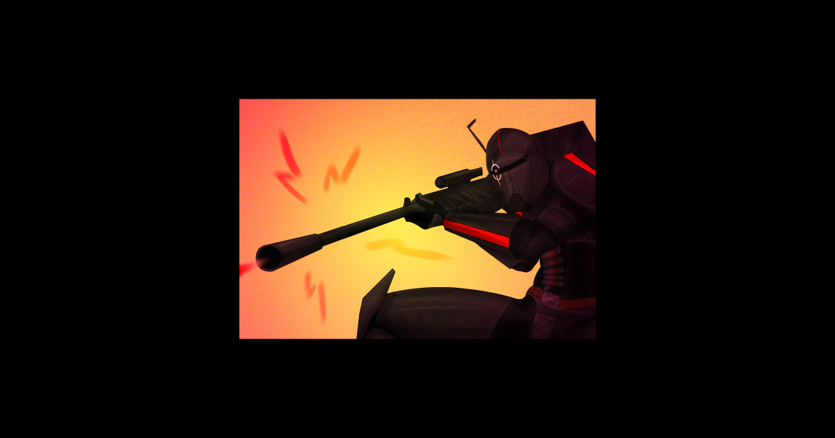 Crosshair 9904 (w/background) - Star Wars - Posters and Art Prints ...