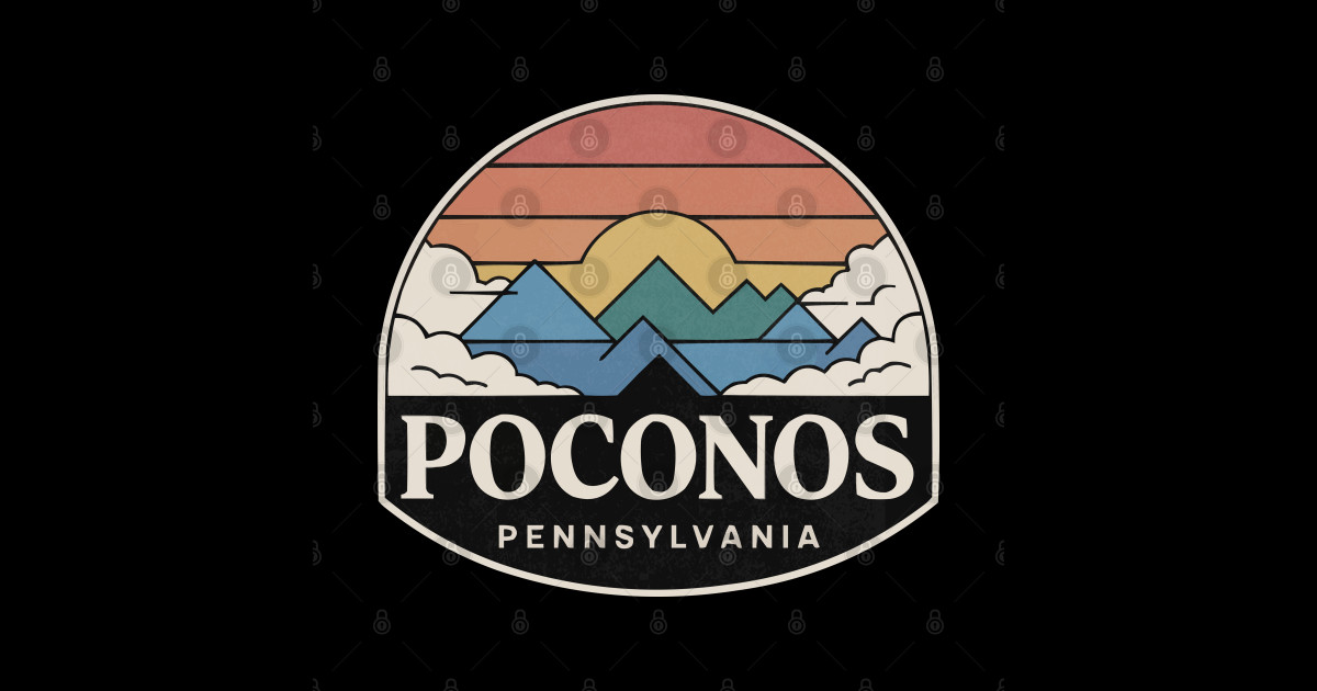 Poconos - Poconos - Sticker | TeePublic