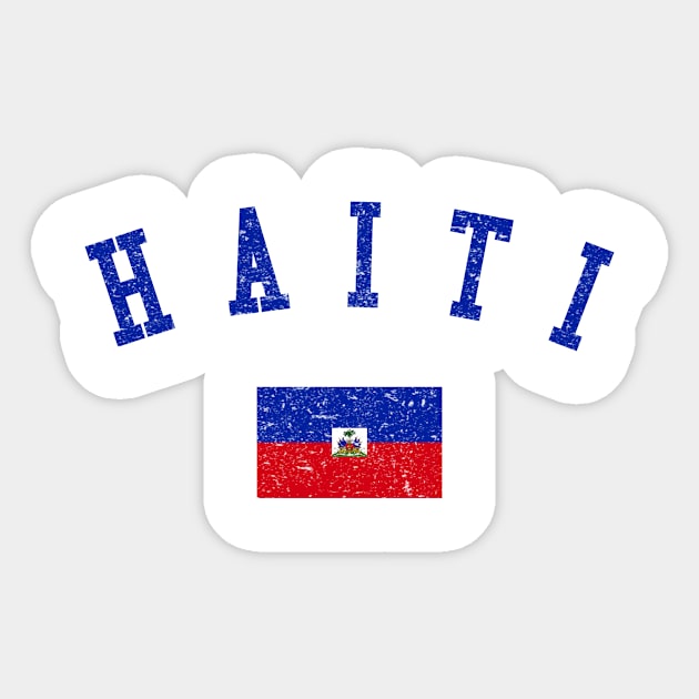 Haiti Country Heritage Flag - Haiti - Sticker | TeePublic