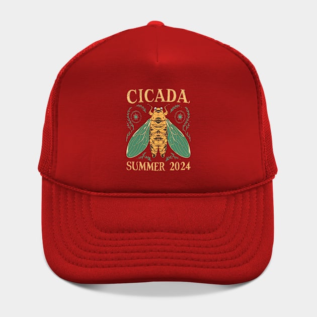 cicada summer 2024 - Cicada Summer 2024 - Hat | TeePublic