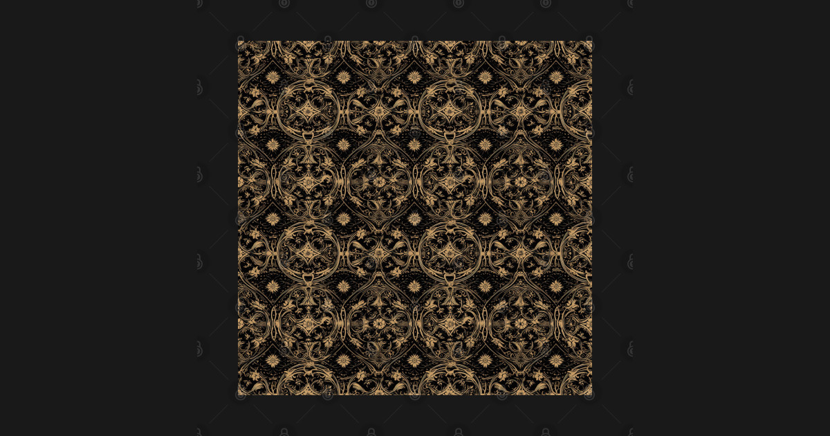 Gothic Seamless Pattern Goth Dark Academia Vintage Victorian Emo Occult ...