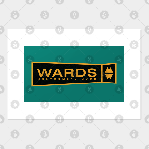 Montgomery Wards 1960s Style Logo - Montgomery Ward - Posters and Art ...