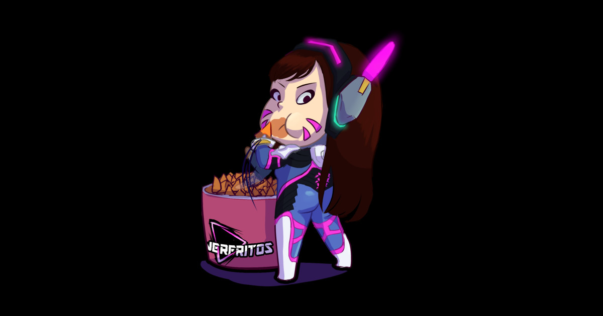 Nerfritos - Dva - Sticker | TeePublic