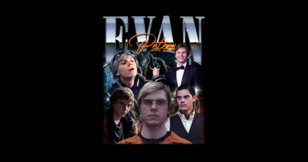 Evan Peters Retro Bootleg Retro Bootleg - Evan Peters - Sticker | TeePublic