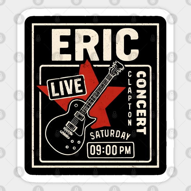 Eric Clapton Guitar - Eric Clapton Guitar - Sticker | TeePublic