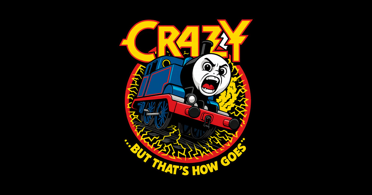 Crazy Train Meme Parody – Lightning Express Rage Art - Crazy Train ...