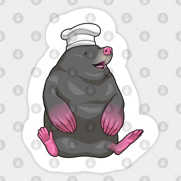 Mole Cook Chef hat - Cook - Sticker | TeePublic