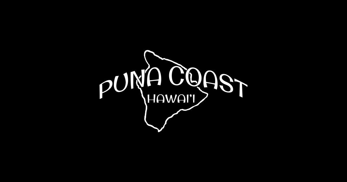 Puna Coast Big Island - Big Island - Sticker | TeePublic