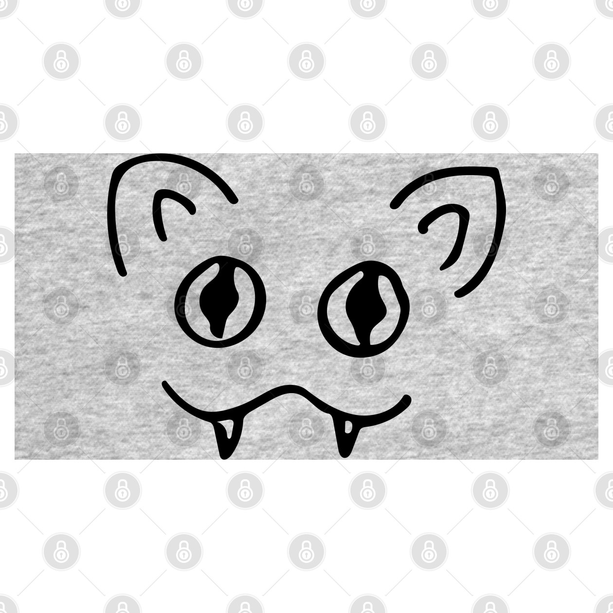 Meow - Face - T-Shirt | TeePublic