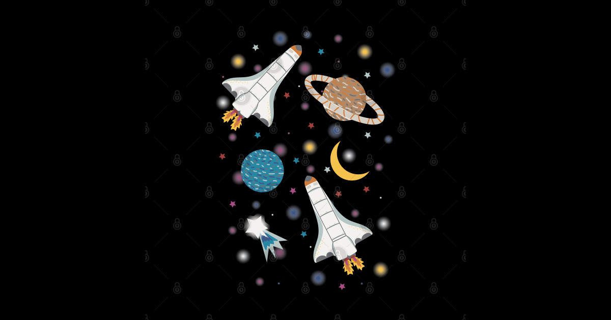 Space Planets Star intergalactic adventure - Space - Posters and Art ...