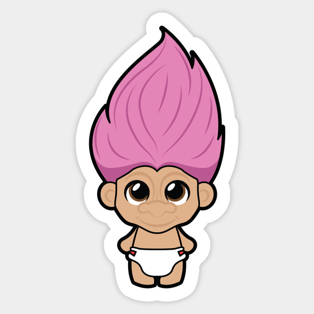 Baby Troll Tooniefied - Troll - Sticker | TeePublic