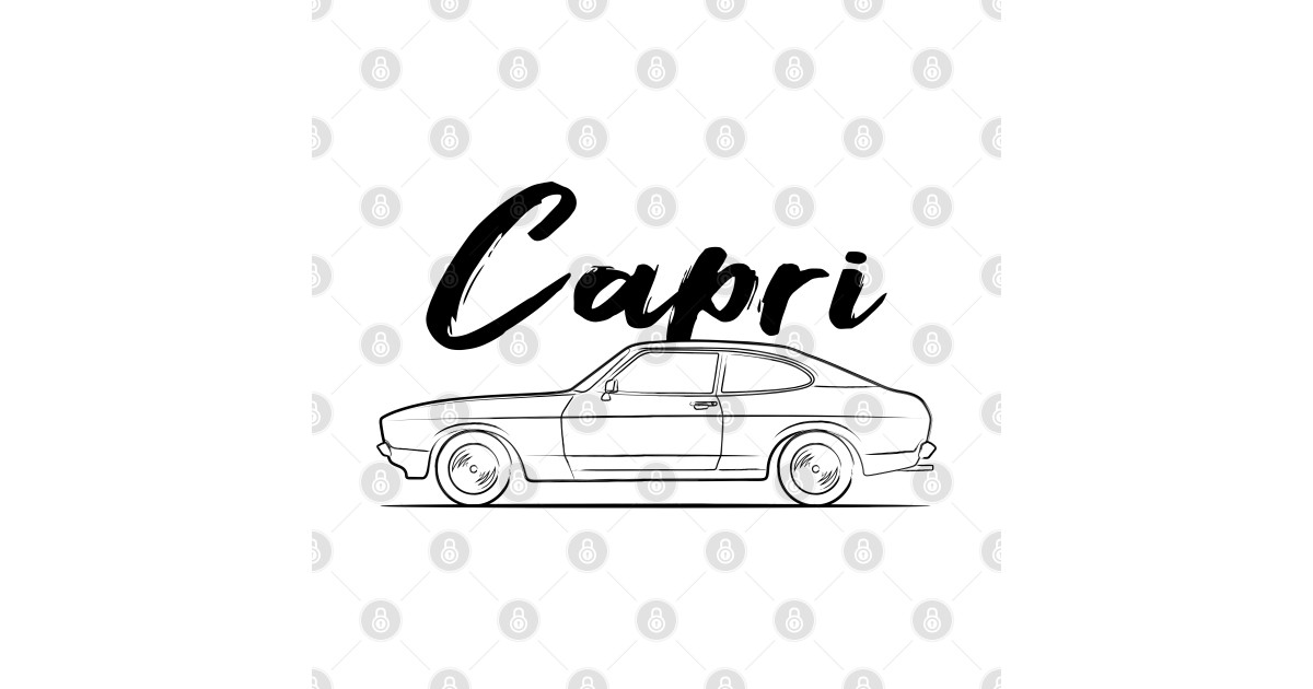 Classic Capri MK2 Racing Legend - Capri - T-Shirt | TeePublic