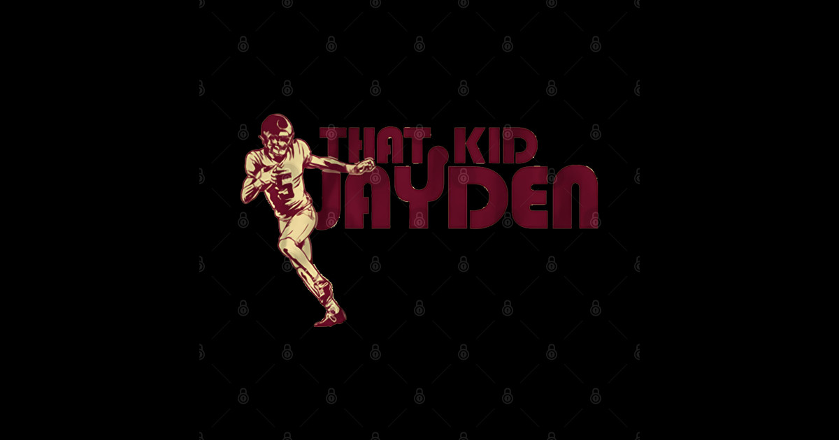 Jayden Daniels That Kid - Jayden Daniels - Sticker | TeePublic