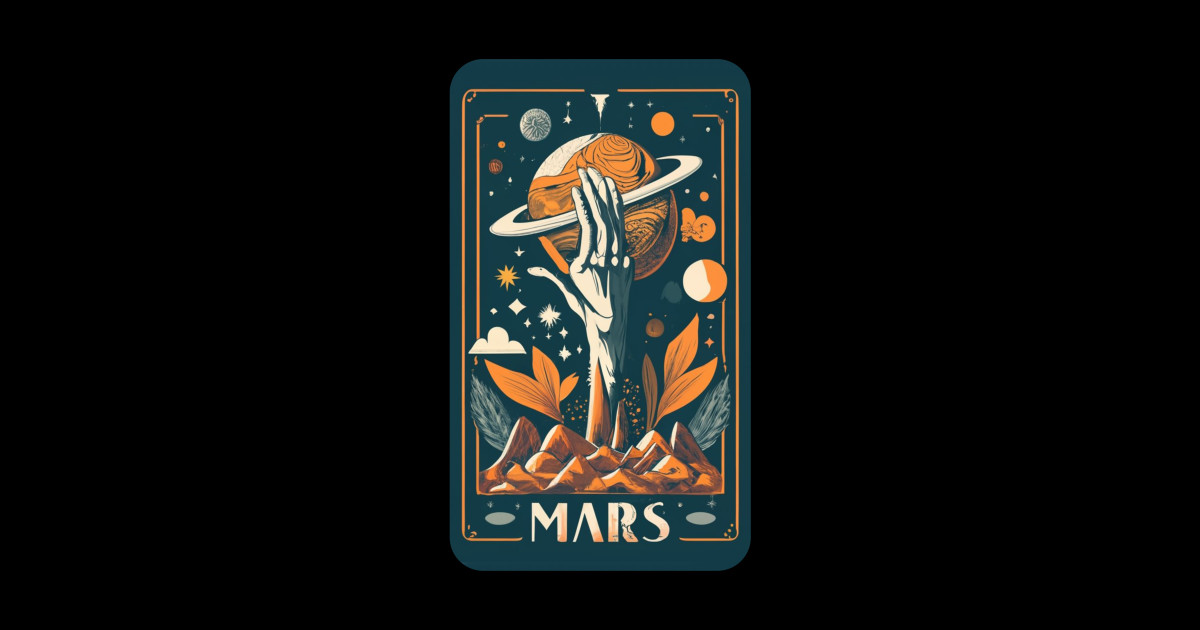 Mars - Science - Sticker | TeePublic