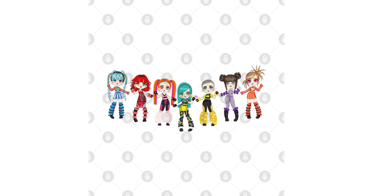 chibi design of the group "xg" - Kpop Merch - T-Shirt | TeePublic