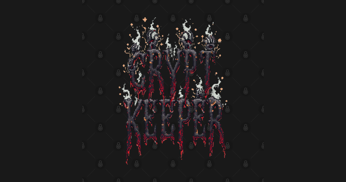 Goth Pixel - CRYPT KEEPER - Goth Pixel Art - T-Shirt | TeePublic