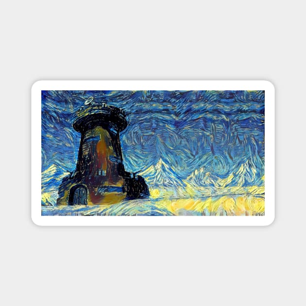 Dragon Ball Muscle Tower Starry Night - Dragon Ball - Magnet | TeePublic