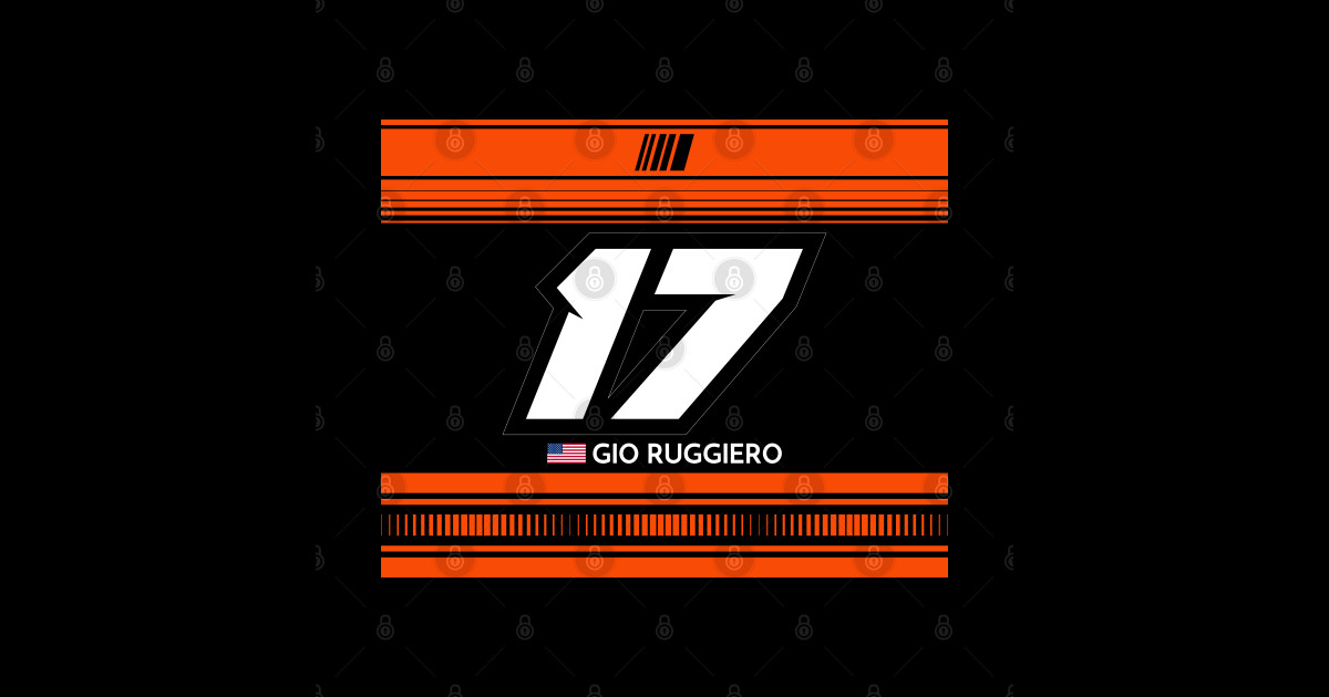 Gio Ruggiero #17 2025 NASCAR Design - Gio Ruggiero - Posters and Art ...