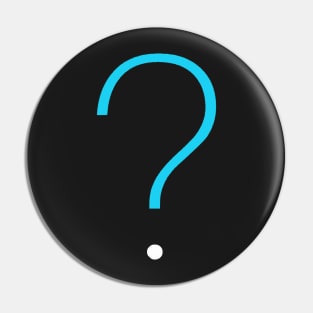 Round Blue Question Mark Pins and Buttons for Sale | TeePublic