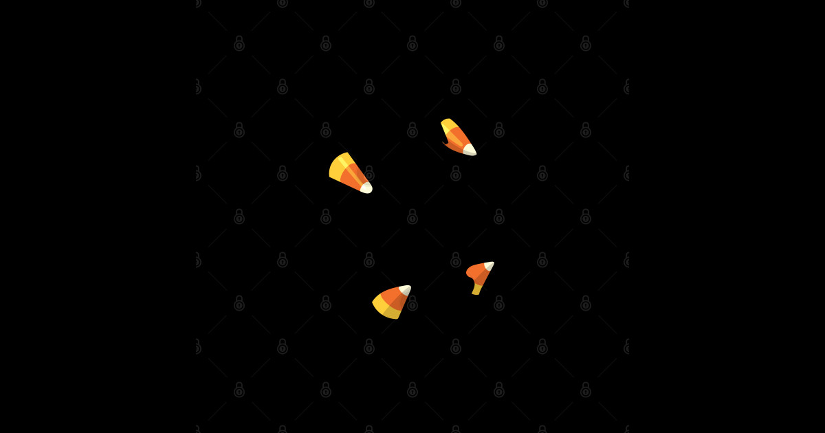 Halloween Candy Corn Fangs Sweet Tooth - Candy Corn - Sticker | TeePublic