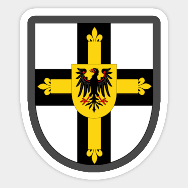 Teutonic Shield - Teutonic Knights - Sticker | TeePublic