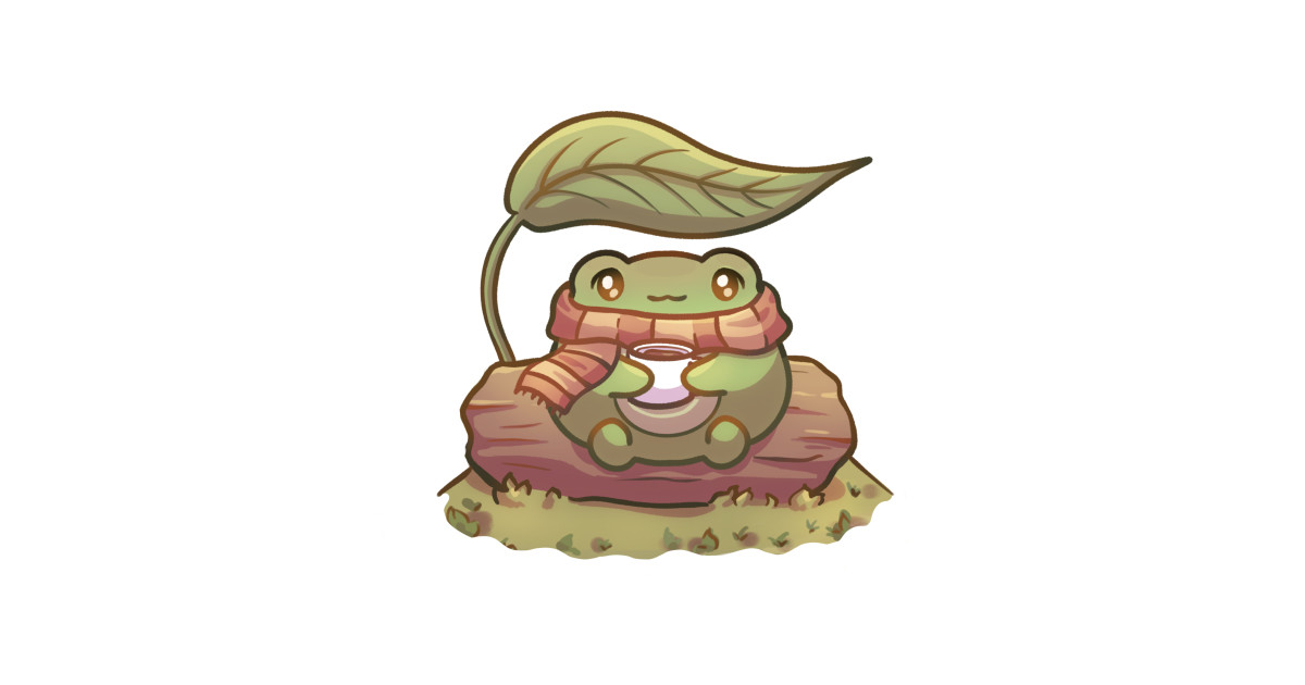 Cute Cozy Frog - Cozy Frog - T-Shirt | TeePublic