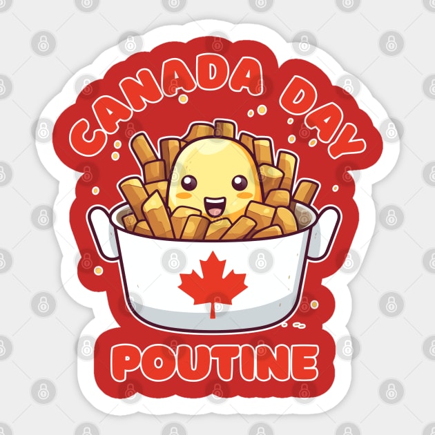 Canada Day Funny Kawaii Poutine - Canada Day Funny Kawaii Poutine ...