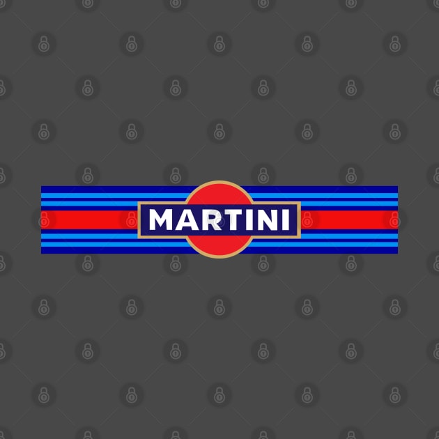 Martini Racing - Martini Racing Team Retro Vintage - T-Shirt | TeePublic